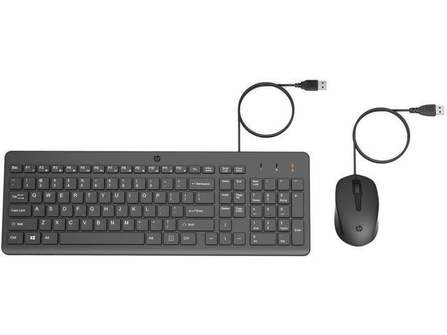 Click here for HP 150 Wired Mouse and Keyboard Combo 240J7AA prices