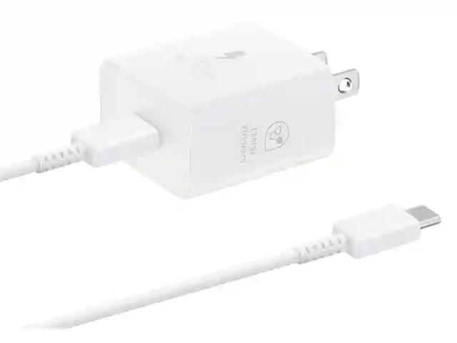Samsung 25W Usb C Wall Charger and Cable - White
