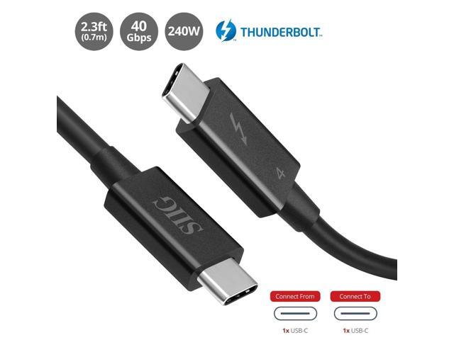 Click here for SIIG Thunderbolt 4 Cable 2.3ft 0.7M 8K@60Hz Displa... prices