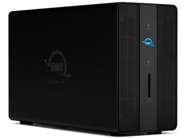 Click here for OWC Gemini Hard drive array 2 bays SATA 6Gb/s / U.... prices