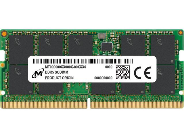 Click here for Micron 32 GB ( 1 X 32 GB ) PC5-44800 5600MHz 262-p... prices