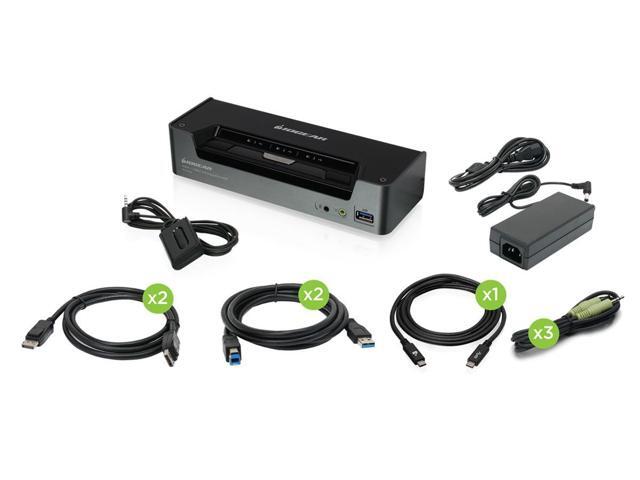 Click here for IOGEAR 3-Port 4K USB-C/DP KVMP TAA Compliant - Mod... prices