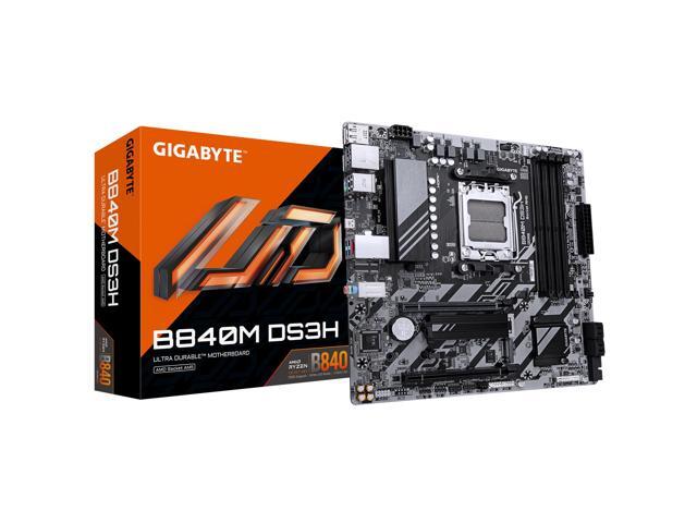 Click here for GIGABYTE B840M DS3H Motherboard - AMD Ryzen 9000 C... prices
