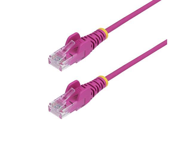 Click here for StarTech 50ft Pink Slim CAT6 Ethernet Cable  Snagl... prices