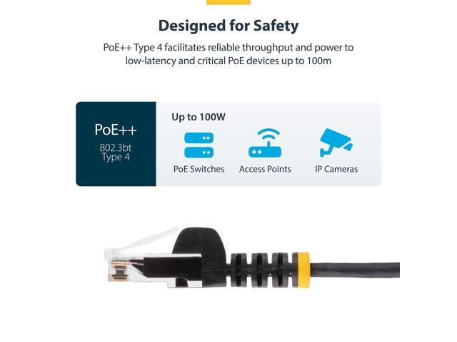 Click here for StarTech 2ft Black Slim CAT6 Ethernet Cable  Snagl... prices