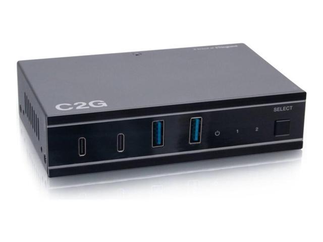 Click here for C2G 2x4 USB-C Switch With 2 USB-C Inputs To 2 USB-... prices