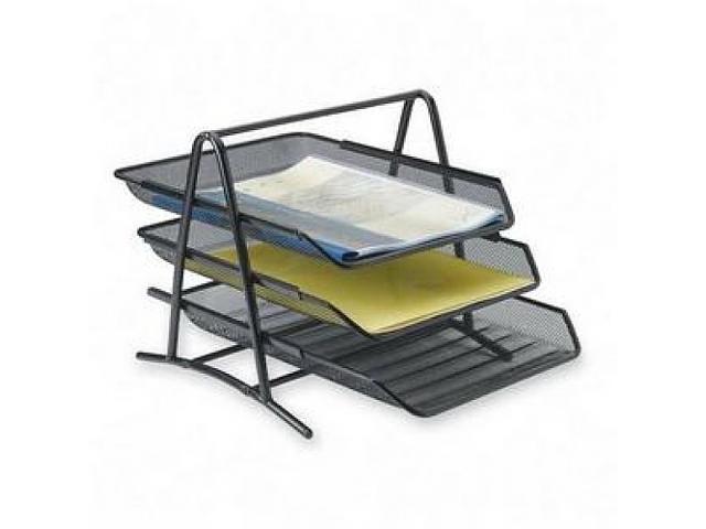Click here for Lorell Desk Tray 3 Tier 10-3/4x14-1/4x11 BK Mesh 9... prices