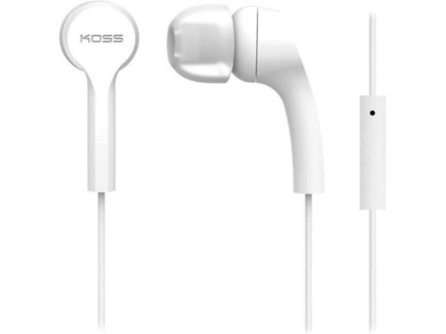 Click here for KOSS White 189585 Binaural In Ear Bud with Mic Whi... prices