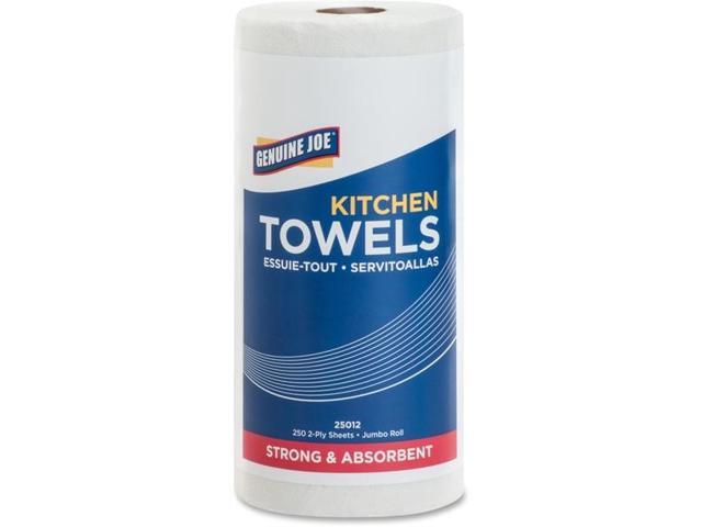 Click here for Genuine Joe 250-sheet Roll Kitchen Towels - 2 Ply... prices