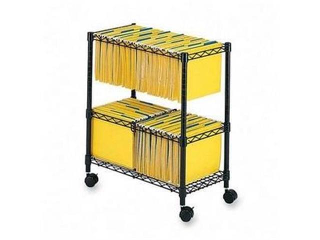Click here for Safco - 5278BL - Safco 2-Tier Rolling File Cart -... prices