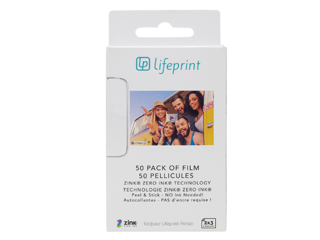 Click here for Lifeprint 2x3 Sticky Photo Paper 50-pack PH06 prices