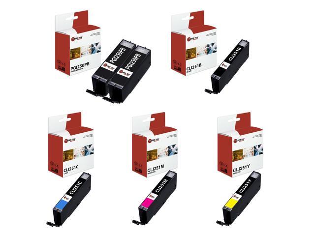 Click here for Laser Tek Services 6 Pack of Canon compatible PGI-... prices