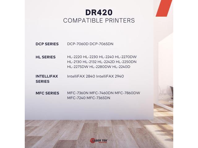 Click here for 4Pk LTS DR-420 Black Compatible for Brother HL2130... prices