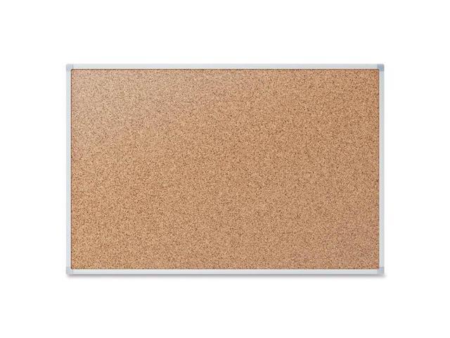 Click here for Mead Cork Bulletin Board 48 x 36 Silver Aluminum F... prices
