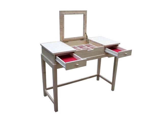 Click here for International Concepts Vanity Table Unfinished - D... prices