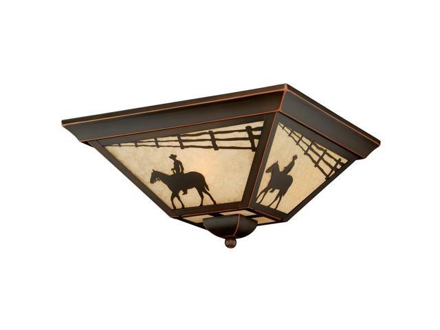 Click here for Vaxcel Trail 14 Outdoor Flush Mount  Burnished Bro... prices