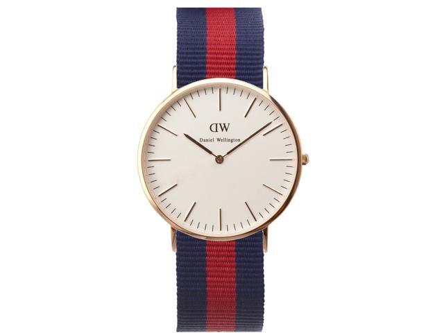 Click here for Daniel Wellington Classic Oxford Gold Tone Red Blu... prices