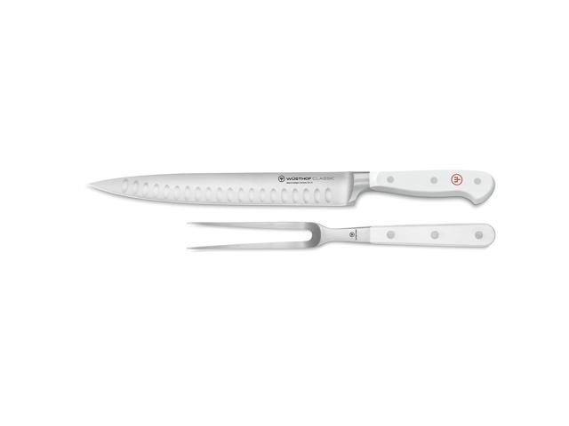 Click here for Wusthof Classic White Two Piece Carving Set  Hollo... prices