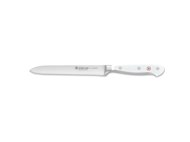 Click here for Wusthof Classic White 5 Inch Serrated Knife prices