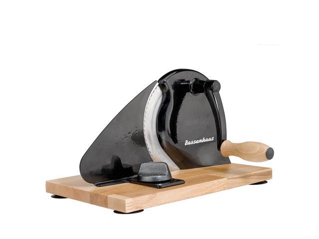 Zassenhaus Manual Bread Slicer  Hand Crank Home Bread Slicer  11.75 x 8  Black