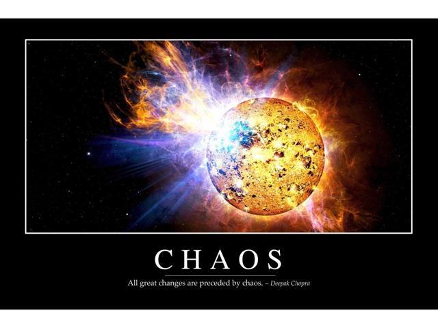 Click here for Chaos: Inspirational Quote and Motivational Poster... prices
