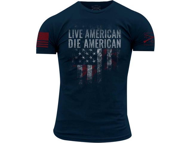 Click here for Grunt Style Live American Die American Crewneck T-... prices