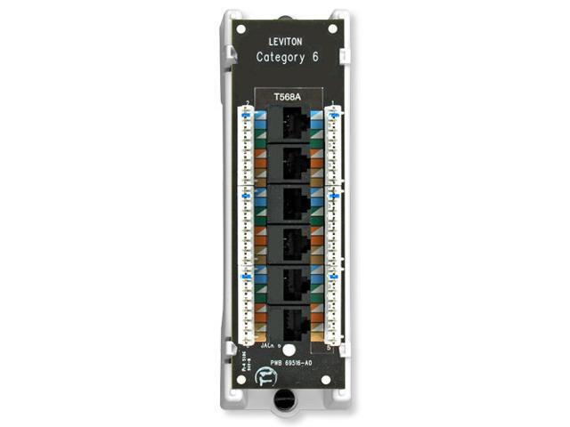Click here for Leviton Cat6 Voice & Data Module (47611-C6B) prices