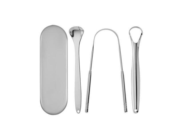 Click here for As Seen On TV Tongue Scraper - 4 Piece Kit - (Silv... prices