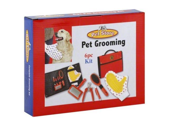 Click here for Pet Store Pet Grooming 6 Piece Kit (Red) prices