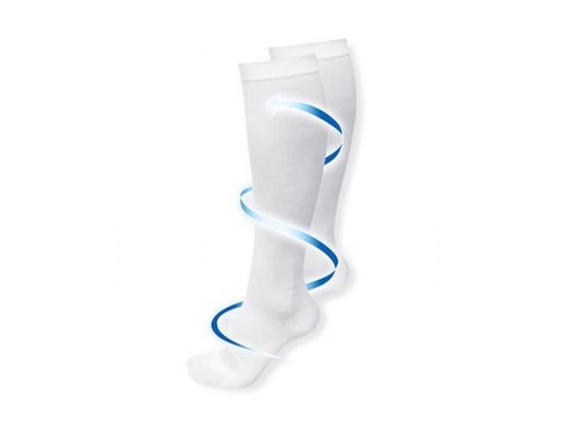 Click here for Miracle Anti-Fatigue Compression Socks - White  Sm... prices