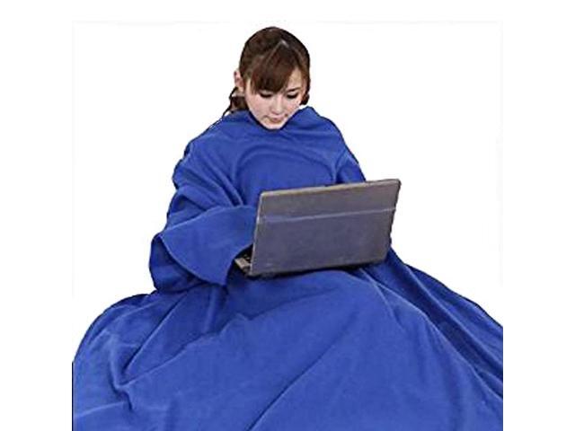 Click here for Cuddlee Blanket with Sleeves in Blue prices