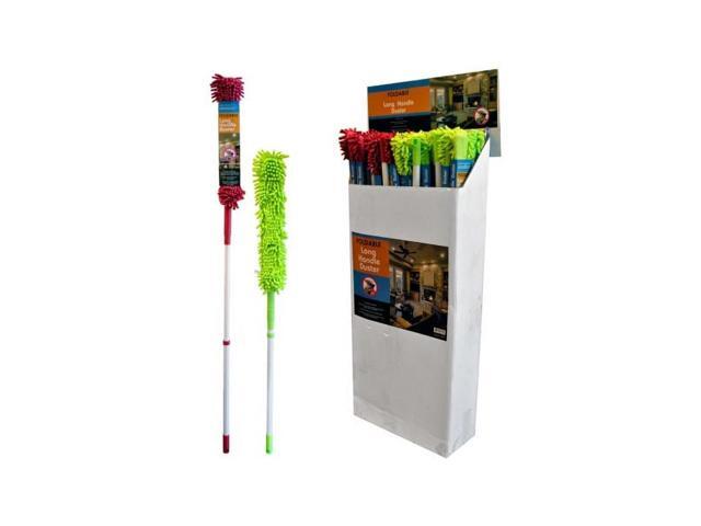 Click here for Foldable Long Handle Duster - Single - Green prices