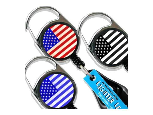Click here for Lighter Leash Retractable Lighter Holder - Flag Se... prices