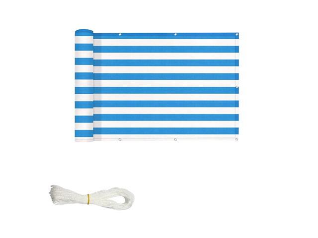 Click here for Ideaworks Deck & Fence Privacy Screen- Blue and Wh... prices