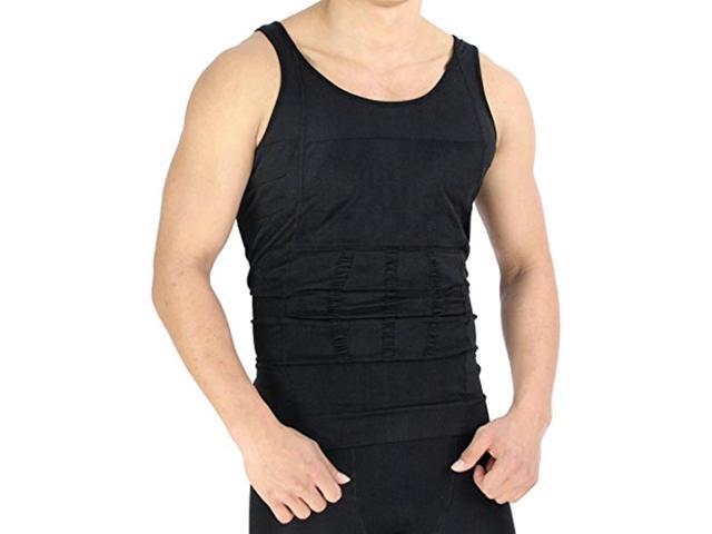 Click here for Mens Instant Slimming Undershirt - Black - Med prices