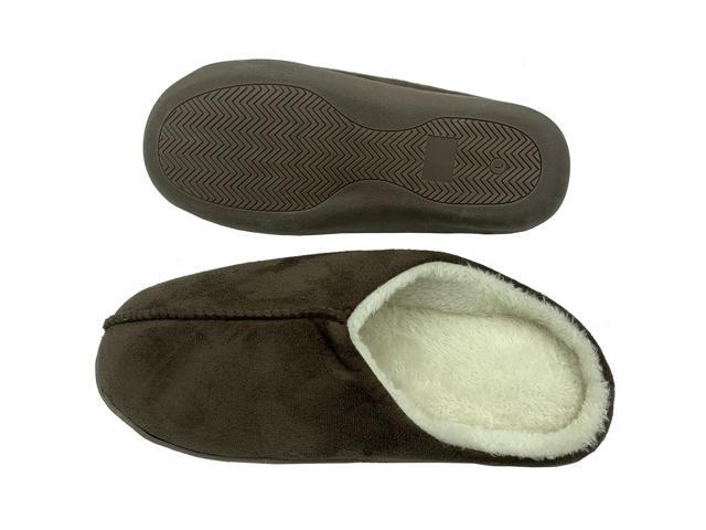 Click here for Serenis Mens Memory Foam Slippers  Brown- Medium (... prices