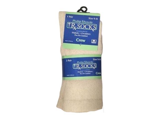 Click here for Phillips Edward Diabetic Crew Socks  Cream -Size 1... prices