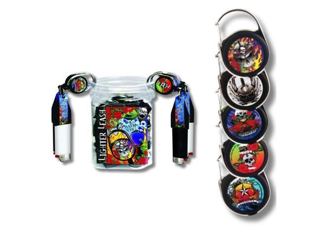 Click here for Premium Tattoo Series Lighter Leash 4-Pack Retract... prices