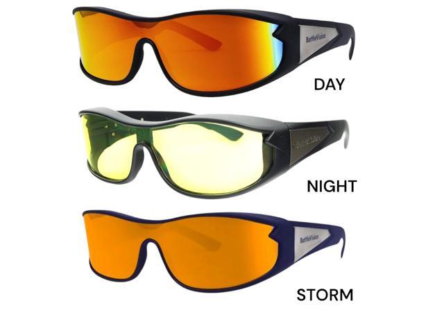 Click here for Battle Vision Wrap Around Glasses 3-Pack Day  Nigh... prices