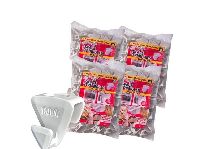 Click here for Ruby Space Triangles  216-Pc Hanger Hooks  White prices