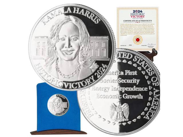 Click here for Kamala Harris 2024 Commemorative Coin - Silver-Lay... prices