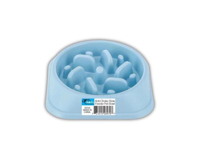 Click here for Anti-Choke Slow Feeder Pet Bowl - BLUE prices