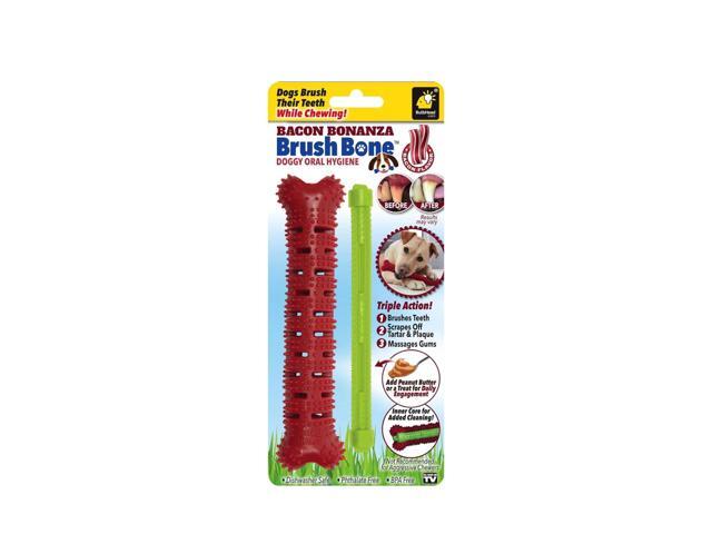 Click here for BrushBone - Dog Toothbrush Bone - Bacon Bonanza prices