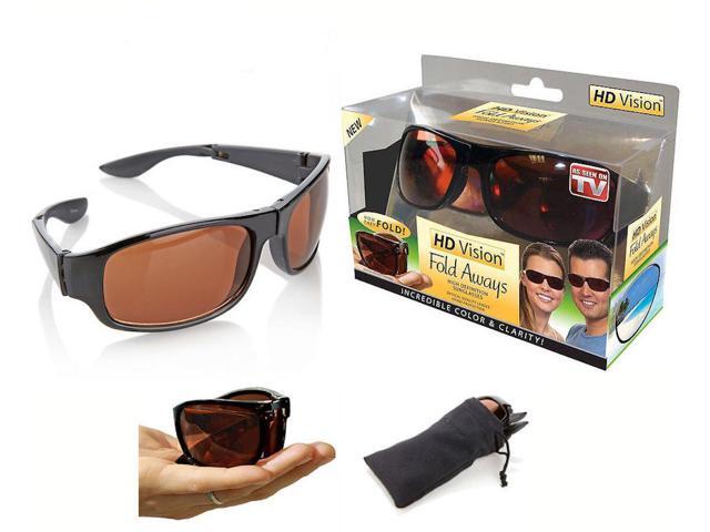 Click here for HD Vision Fold Aways Sunglasses Deluxe- Single (Bl... prices