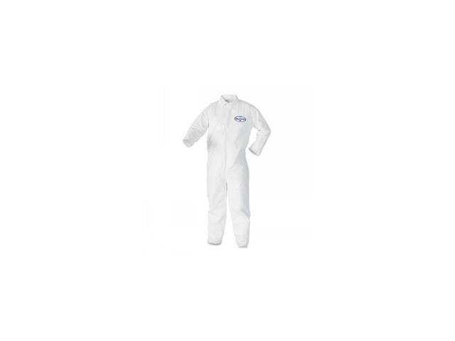 Click here for KleenGuard KCC 44303 A40 Coveralls - White - Large... prices