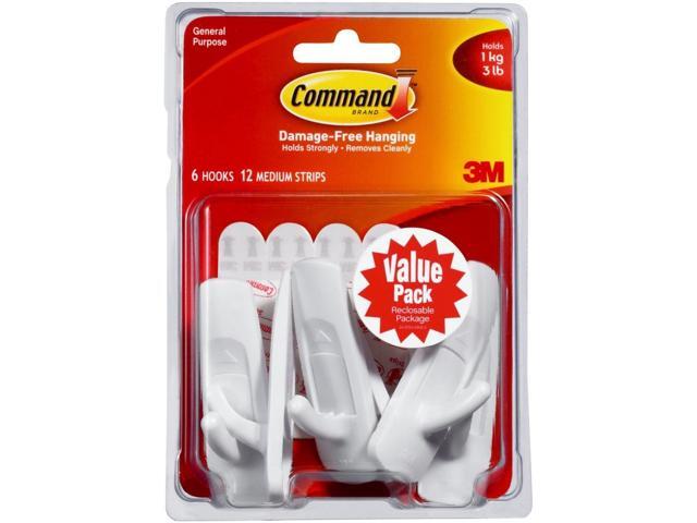 Click here for General Purpose Hooks  Medium  3Lb Cap  White  6 H... prices