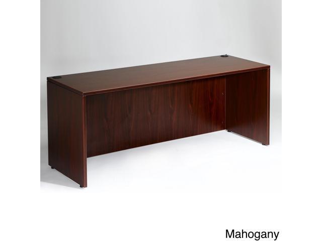 Click here for Boss 66-inch Cherry or Mahogany Finished Desk Shel... prices