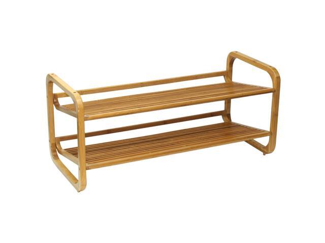 Click here for Oceanstar Two-Tier Slatted-Shelf Bamboo Shoe Rack prices