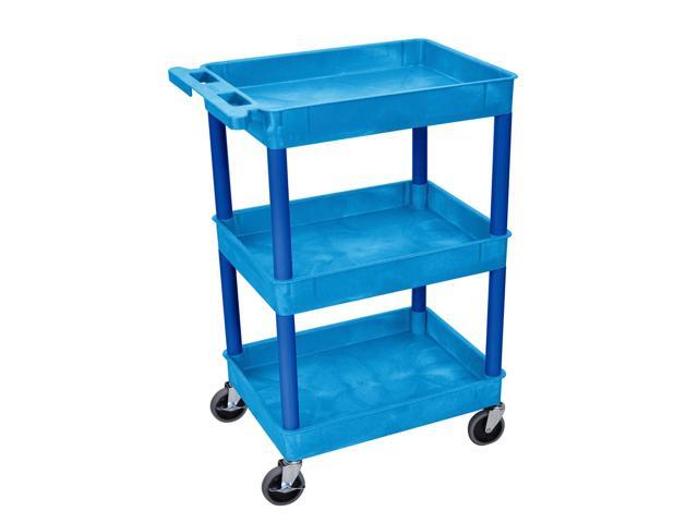 Click here for Luxor 3 Tub Shelf Utility Cart prices