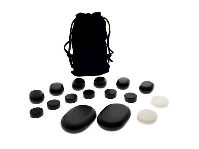 Click here for 16pc Facial Massage Basalt Stone Set w/Velvet Trav... prices